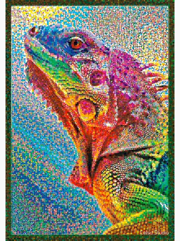 "Colorful Lizard" Art Print by celsomaria | Redbubble