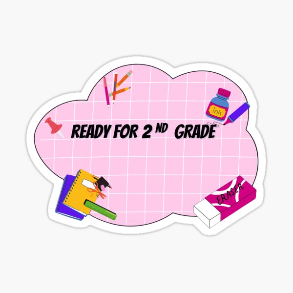 "Ready For second 2nd Grade Back to school for girls Kids and Teachers ...