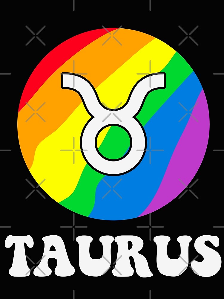 "Taurus Zodiac, Rainbow Colors" Poster for Sale by BlackCatTheory ...