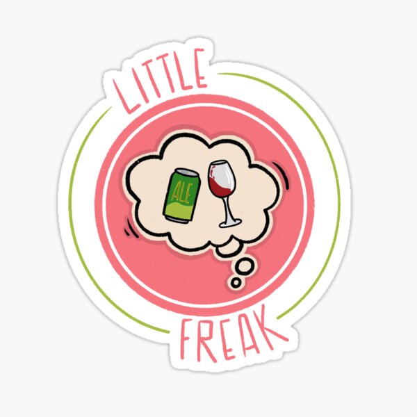 "Little Freak" Sticker for Sale by lmccormick | Redbubble