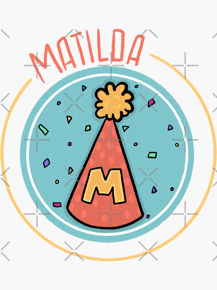 "Matilda" Sticker for Sale by lmccormick | Redbubble
