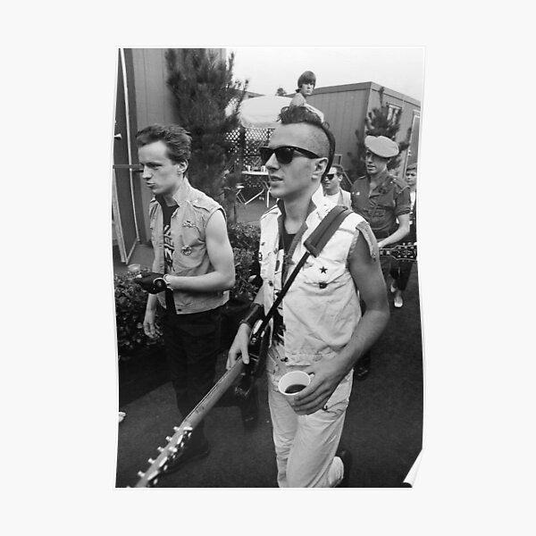 "Joe Strummer with The Clash" Poster for Sale by voiceandvision | Redbubble