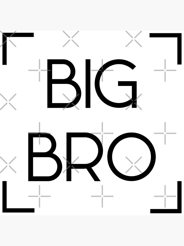 "Big Bro Matching Family Outfit for the Oldest Big Brother" Sticker for ...