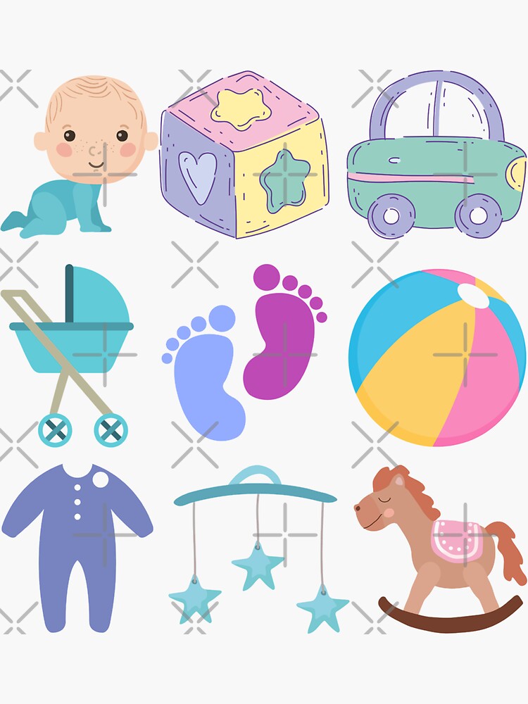 "Baby" Sticker for Sale by DesignSafari | Redbubble