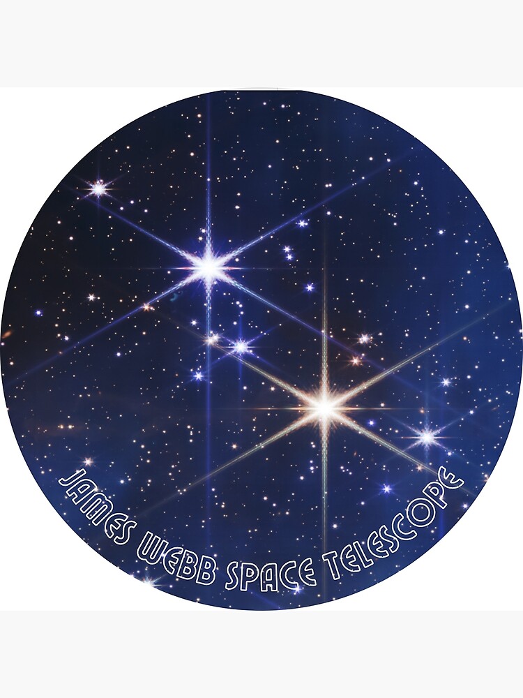 "James Webb Space Telescope Star Diffraction Spikes" Poster for Sale by ...