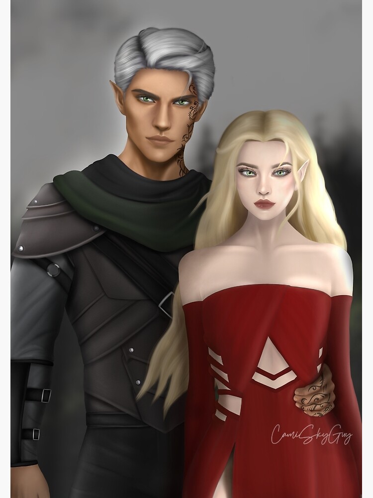 "Rowan and Aelin" Poster for Sale by Camiskyguy | Redbubble