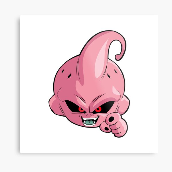 Lámina metálica «Kid buu Dragon Ball Z Face - Dibujo DBZ Majin Buu» de ...