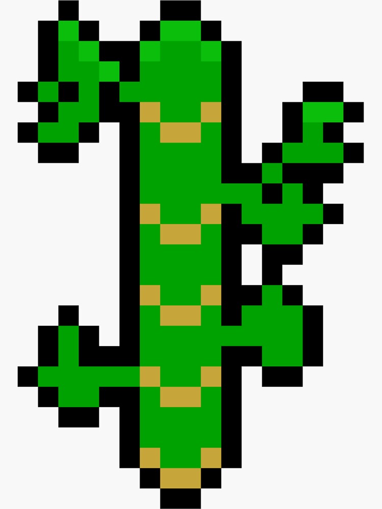 "Cute Bamboo Pixel Art" Sticker for Sale by Chance-C | Redbubble