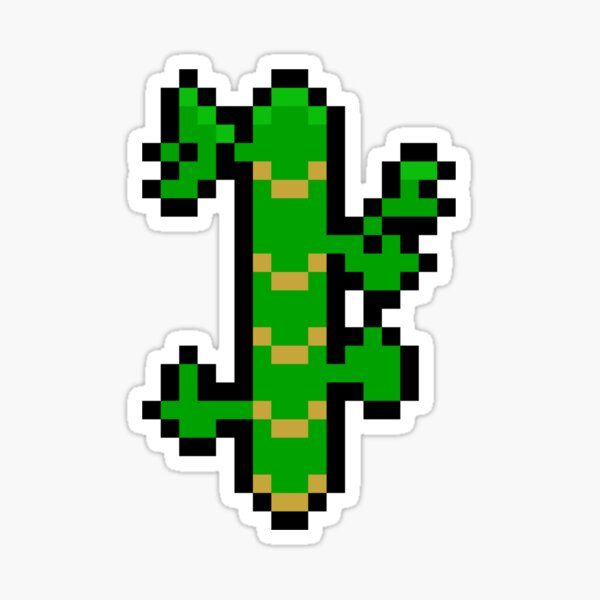 "Cute Bamboo Pixel Art" Sticker for Sale by Chance-C | Redbubble