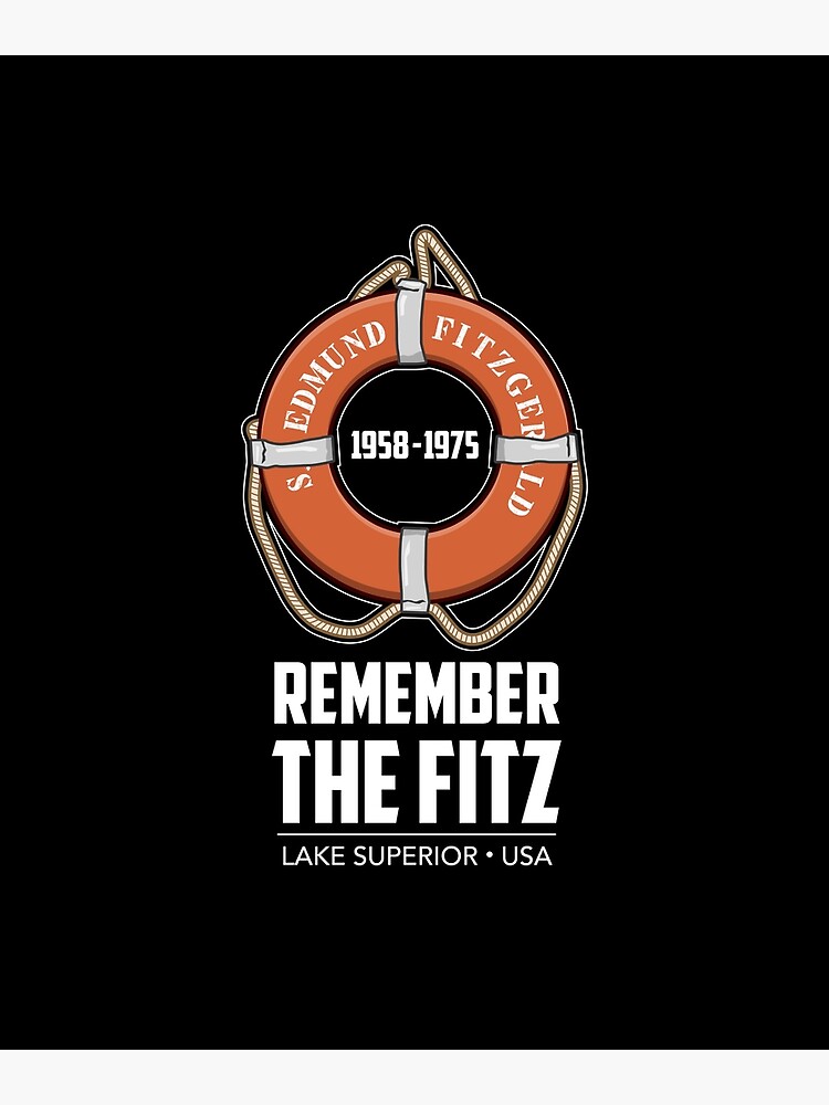 "Edmund Fitzgerald Life Ring " Poster for Sale by twHistory | Redbubble
