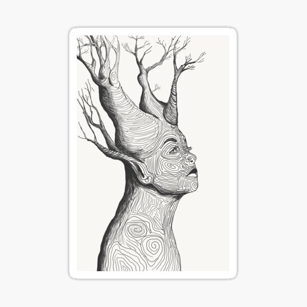 "Ponder" Sticker for Sale by sahmwich-art | Redbubble