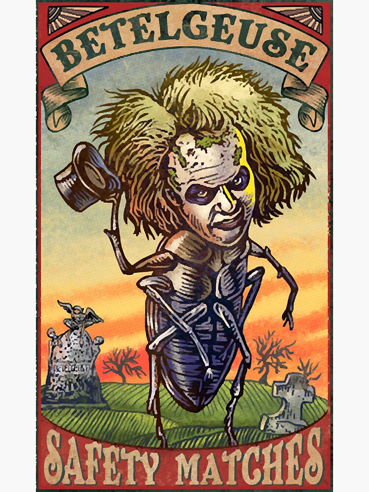 "Betelgeuse Matches " Sticker for Sale by CarlaConw86390 | Redbubble