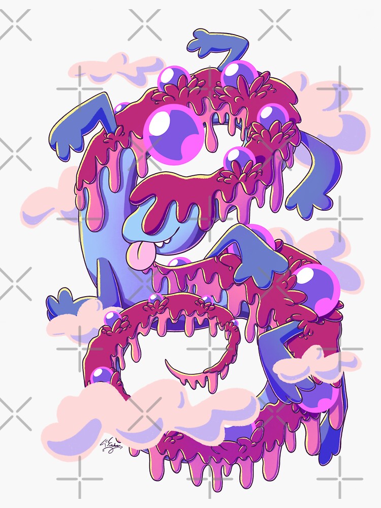 "Slime Dragon" Sticker for Sale by isabellefischer | Redbubble