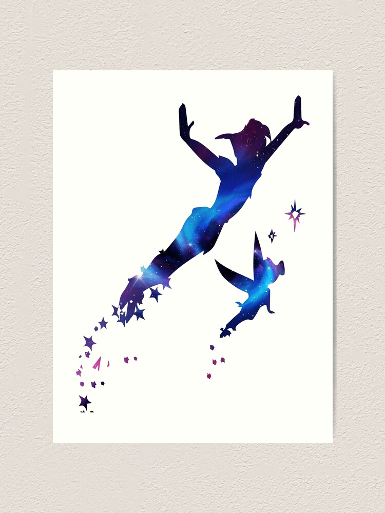 "Peter Pan Illustration, peter pan, I love Peter Pan Sticker" Art Print ...