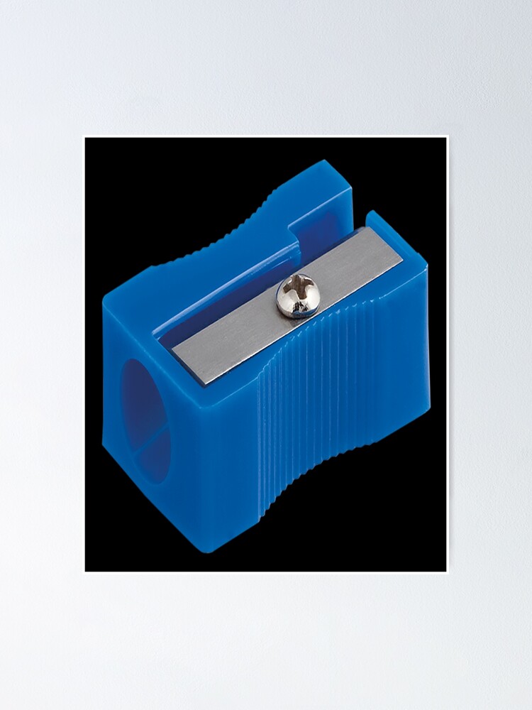 "Pencil Sharpeners Stationery Office Hole punch, pencil, blue" Poster ...