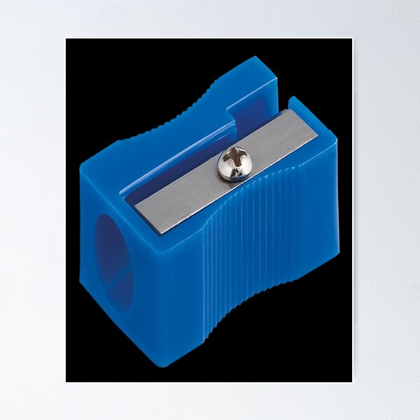 "Pencil Sharpeners Stationery Office Hole punch, pencil, blue" Poster ...