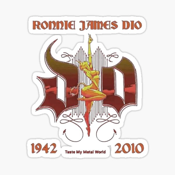 "dio Best Heavy Metal Band Logo" Sticker for Sale by littlescienceco ...