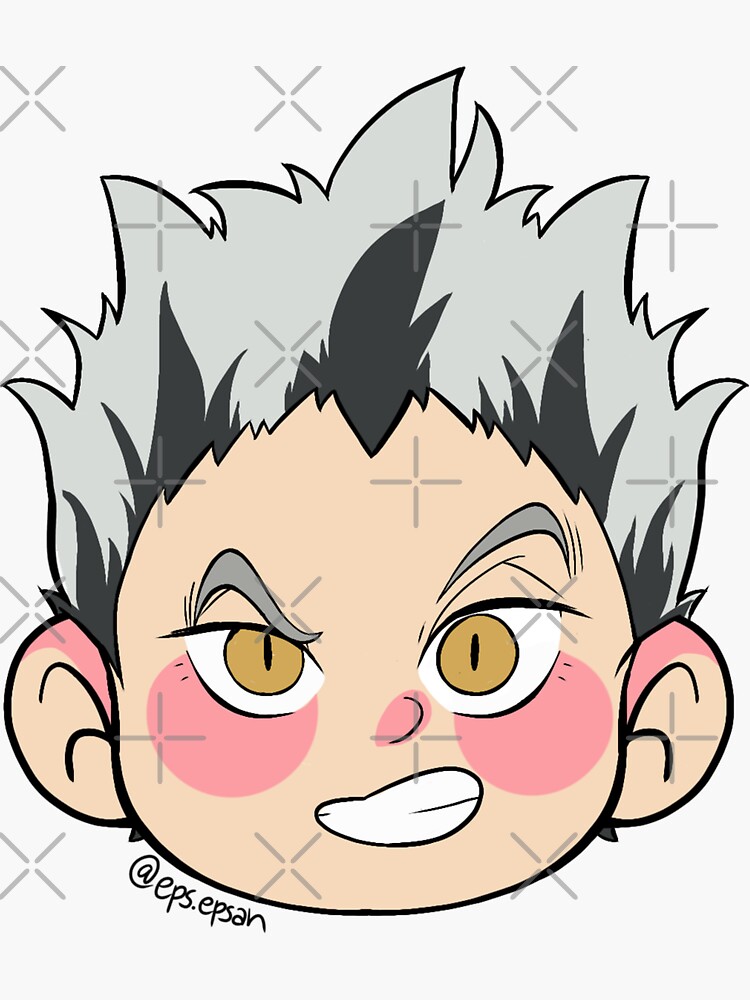 "Haikyuu!!! Bokuto Koutarou - Chibi" Sticker for Sale by Eps-epsan ...