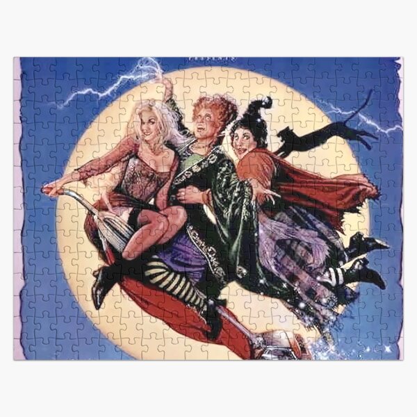 "hocus pocus 2 poster" Jigsaw Puzzle for Sale by hainelaurea | Redbubble