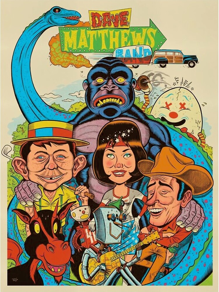 #DMB DAVE TOUR 2022 MATTHEWS BAND JIFFY LUBE 2022 Poster Premium Matte ...