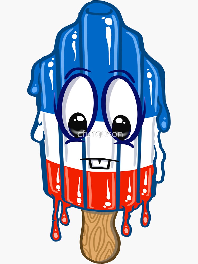 "Bomb pop" Sticker for Sale by cfurguson | Redbubble