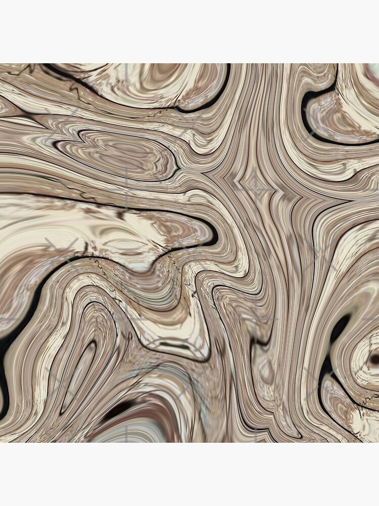 "cool stone texture tan swirls brown marble swirls " Poster by lfang77 ...