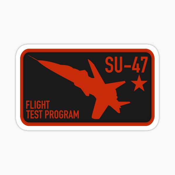 "Sukhoi SU-47 Berkut" Sticker for Sale by StrongVlad | Redbubble
