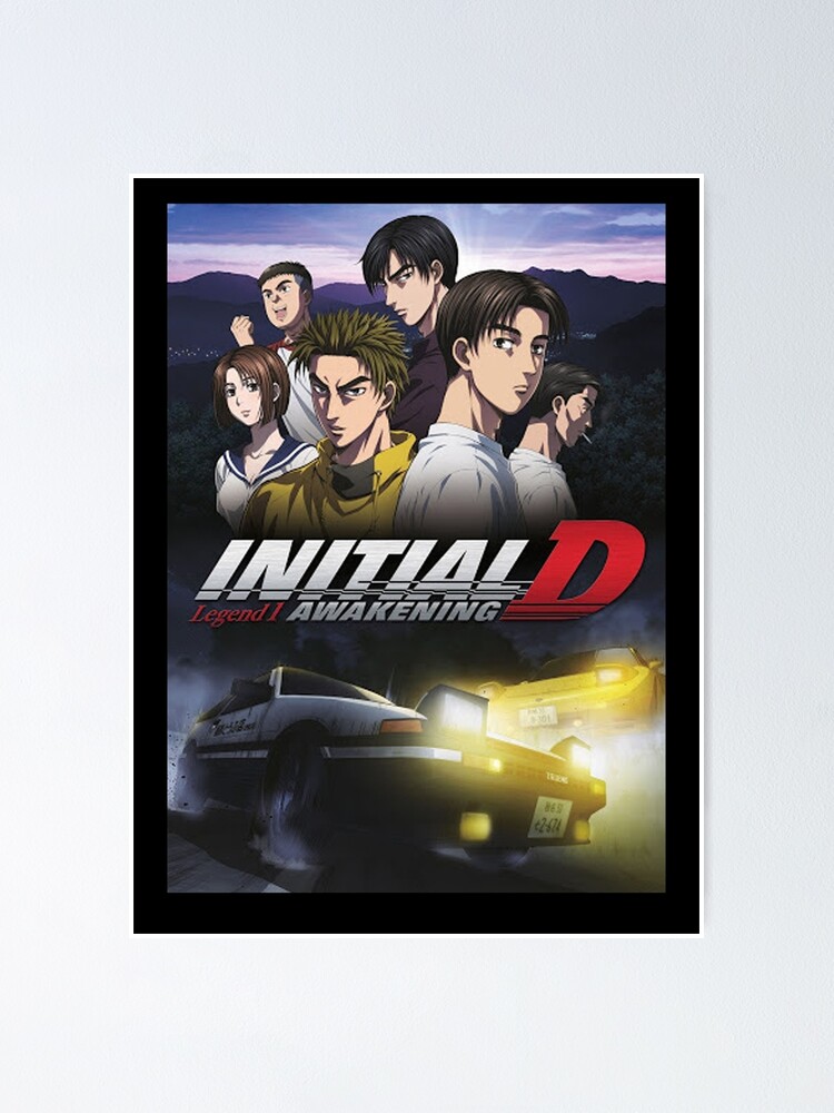 "Initial d cute" Poster for Sale by Frost514 | Redbubble