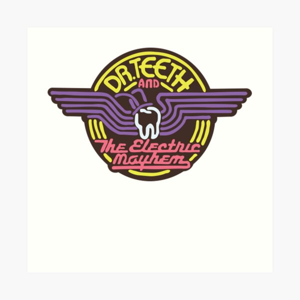 "Dr Teeth Logo Sticker" Art Print for Sale by phanommenyu | Redbubble
