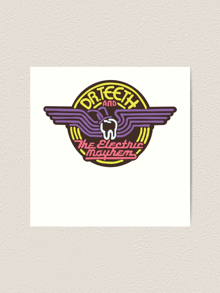 "Dr Teeth Logo Sticker" Art Print for Sale by phanommenyu | Redbubble