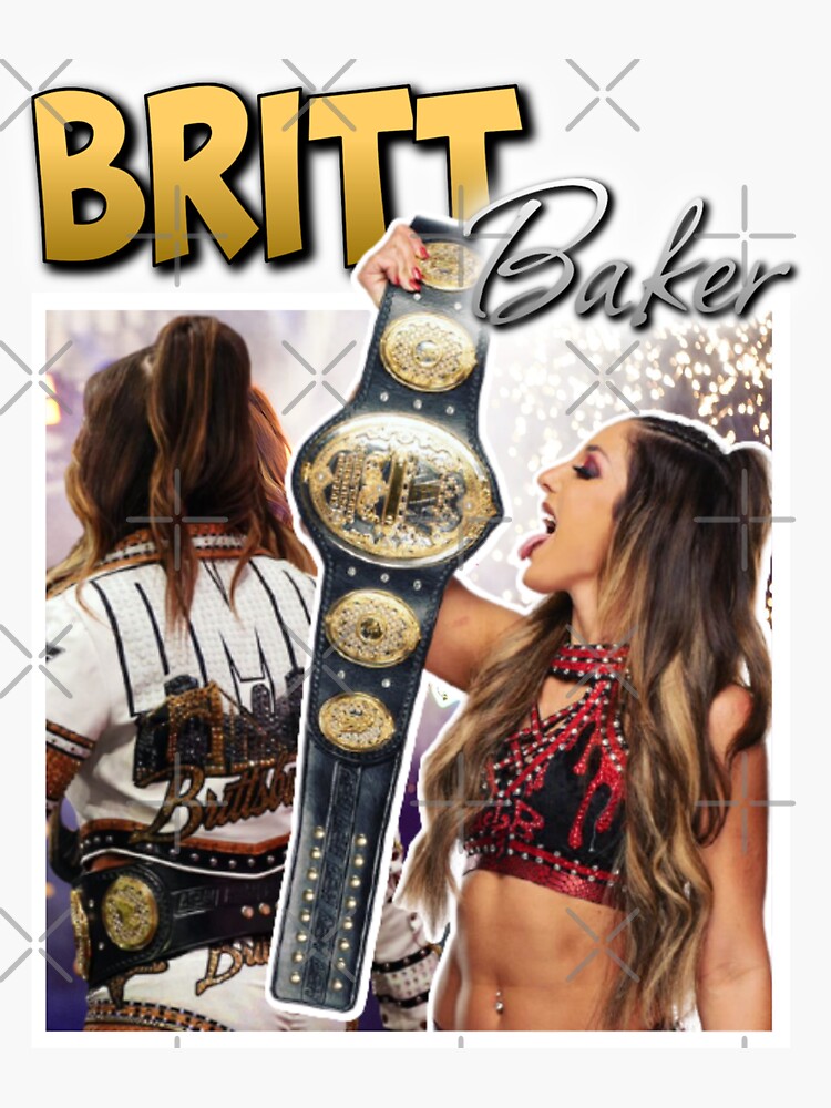 "Britt Baker" Sticker for Sale by RoopraiMarner18 | Redbubble