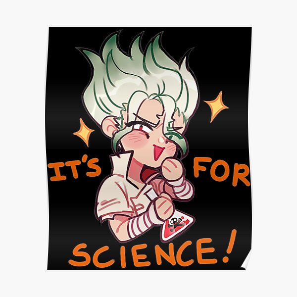"Dr Stone Senku Science" Poster for Sale by jesshipman | Redbubble