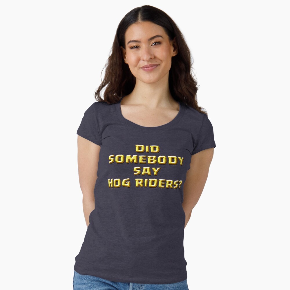 "DID SOMEBODY SAY HOG RIDERS?" Sticker for Sale by ADHDDESIGN | Redbubble