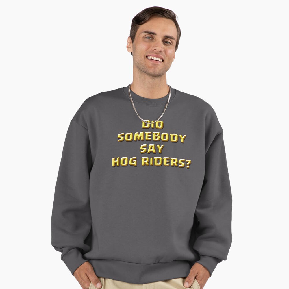 "DID SOMEBODY SAY HOG RIDERS?" Sticker for Sale by ADHDDESIGN | Redbubble