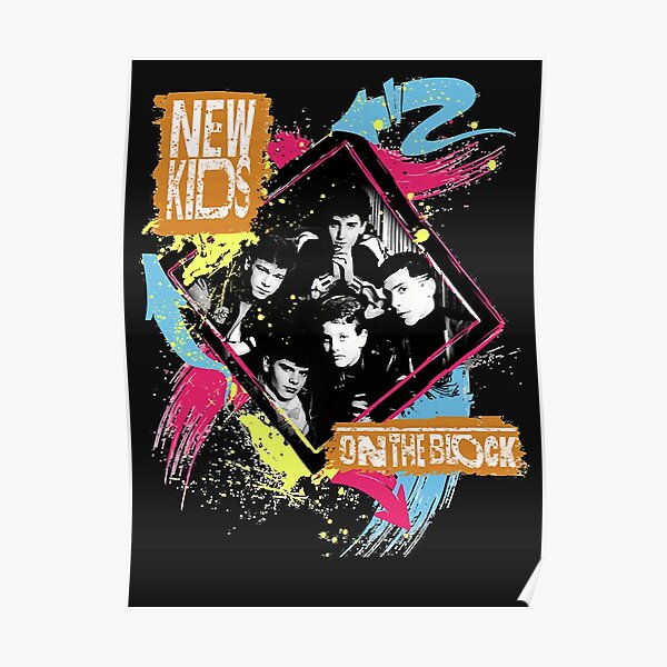 "NKOTB Art" Poster for Sale by valeriajosa | Redbubble