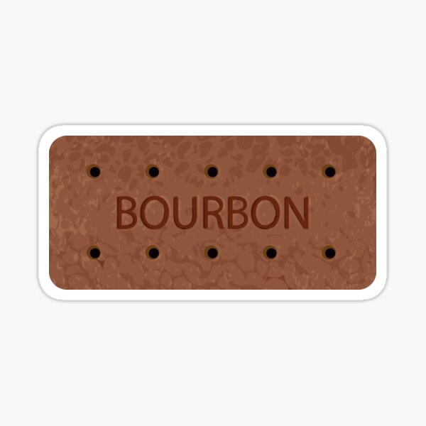 "Bourbon Biscuit" Sticker for Sale by Delibobs | Redbubble