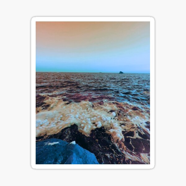 "invert ocean" Sticker for Sale by KaceyJones | Redbubble