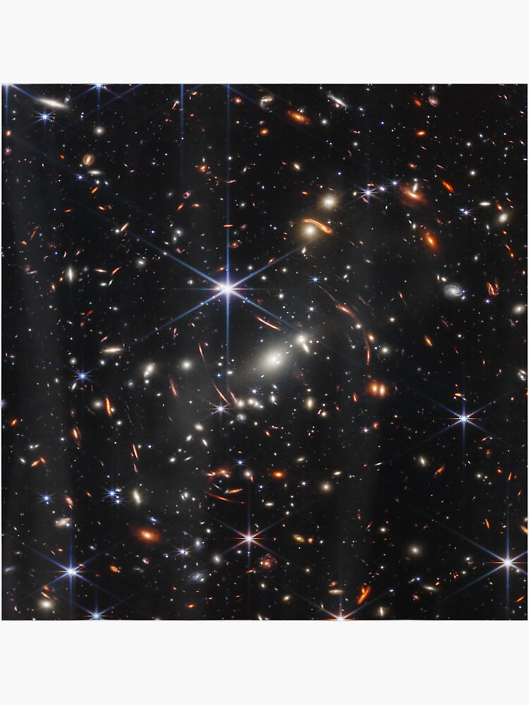 "The First Image From The James Webb Space Telescope 2022" Sticker for ...