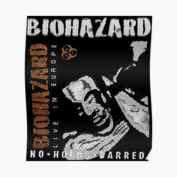 "BIOHAZARD - BAND" Poster for Sale by kedafvero | Redbubble