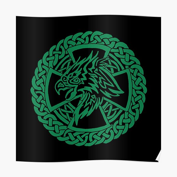 "Celtic Hawk" Poster for Sale by AstraBlink7 | Redbubble