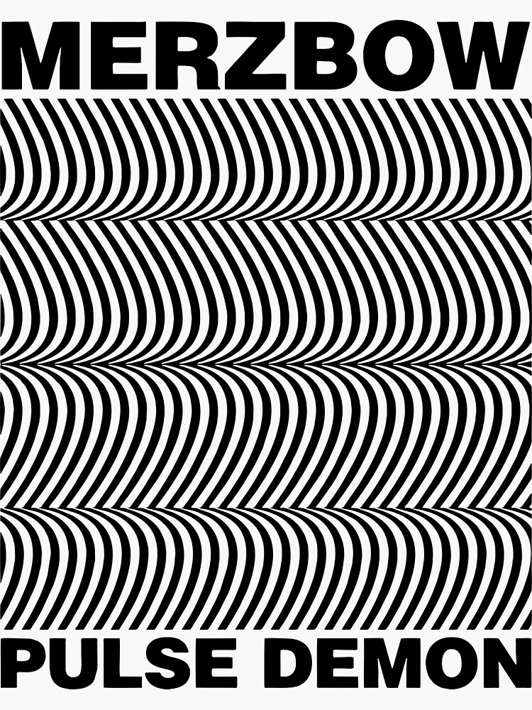 "MERZBOW " Sticker for Sale by CedrickBatz | Redbubble