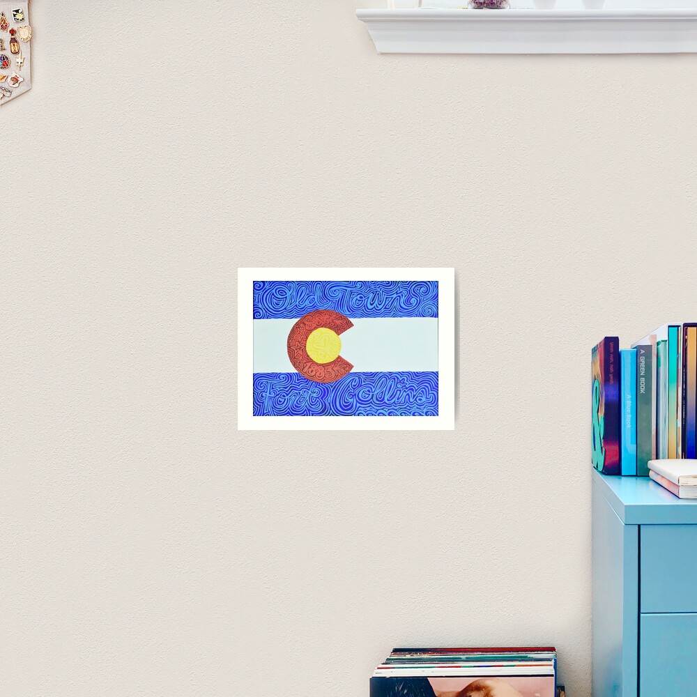 "Fort Collins, Colorado Flag" Art Print by Itsgoghtime | Redbubble