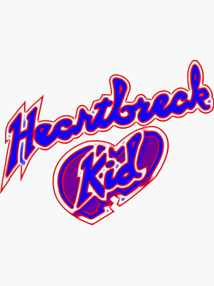 "Heartbreak Kid" Sticker for Sale by StephenGardner | Redbubble