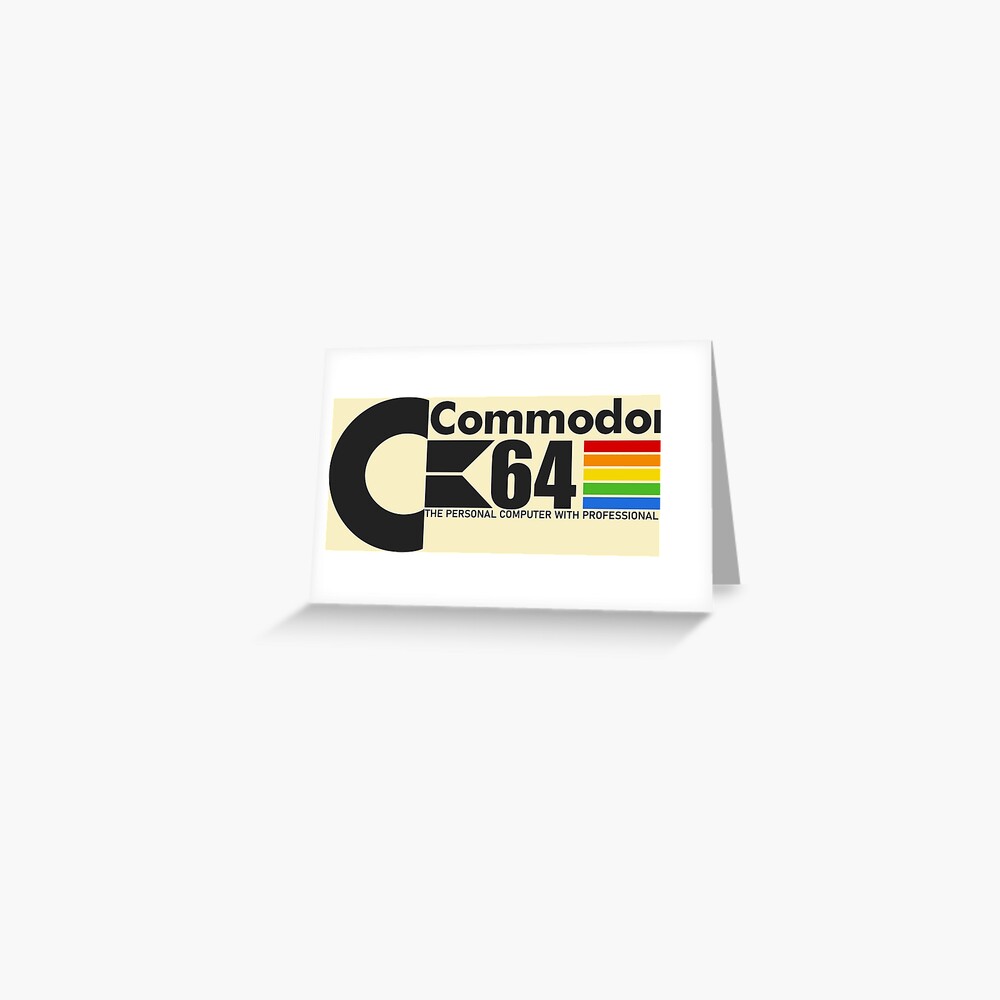 "Commodore 64 Logo" Greeting Card for Sale by Capturepict | Redbubble