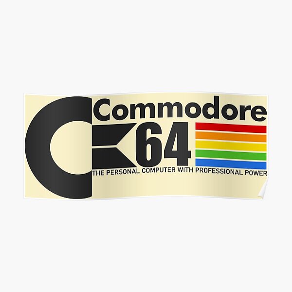 "Commodore 64 Logo" Poster for Sale by Capturepict | Redbubble
