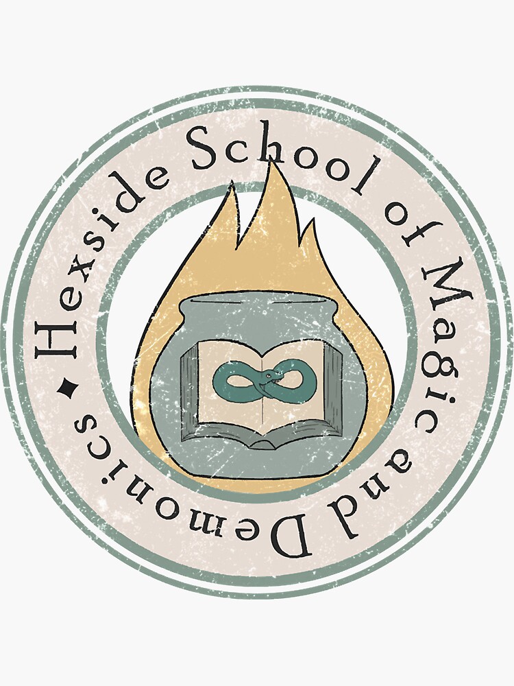 "Hexside School of Magic and Demonics" Sticker for Sale by ...