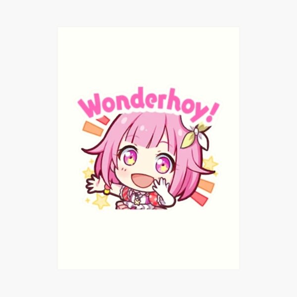 "Project Sekai anime, Emu Otori wonderhoy stamp" Art Print for Sale by ...