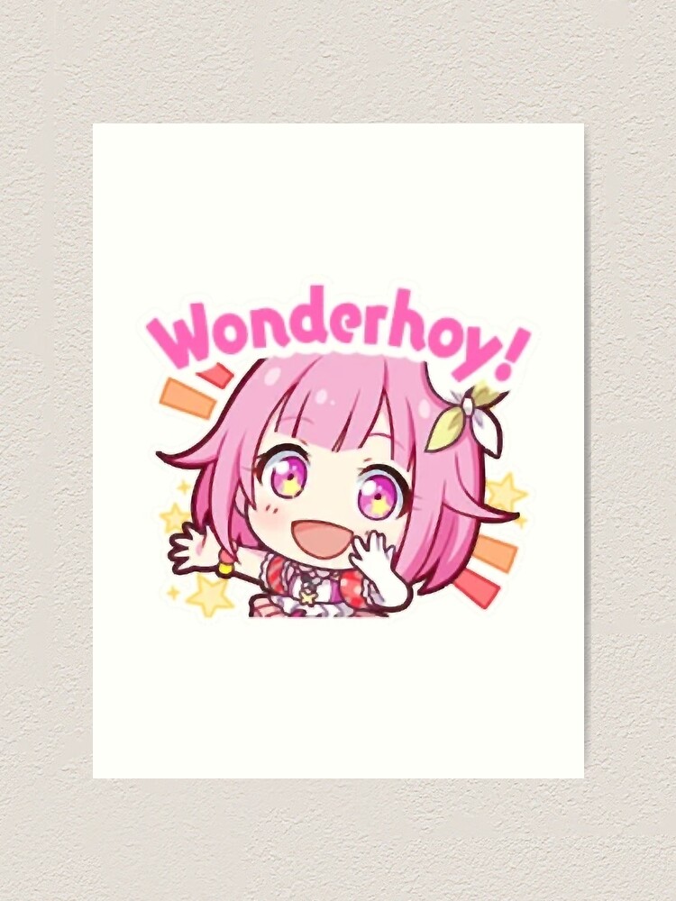 "Project Sekai anime, Emu Otori wonderhoy stamp" Art Print for Sale by ...