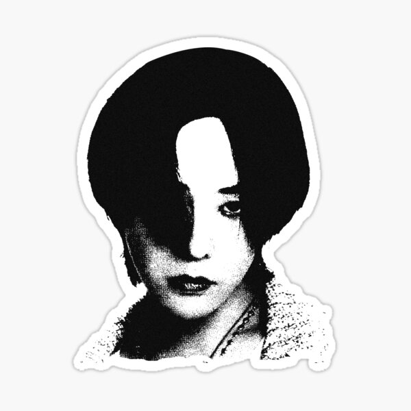 "g dragon kpop fanart" Sticker for Sale by yoursuly | Redbubble