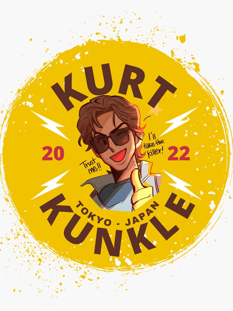 "kurt kunkle " Sticker for Sale by WadeEllisArt | Redbubble